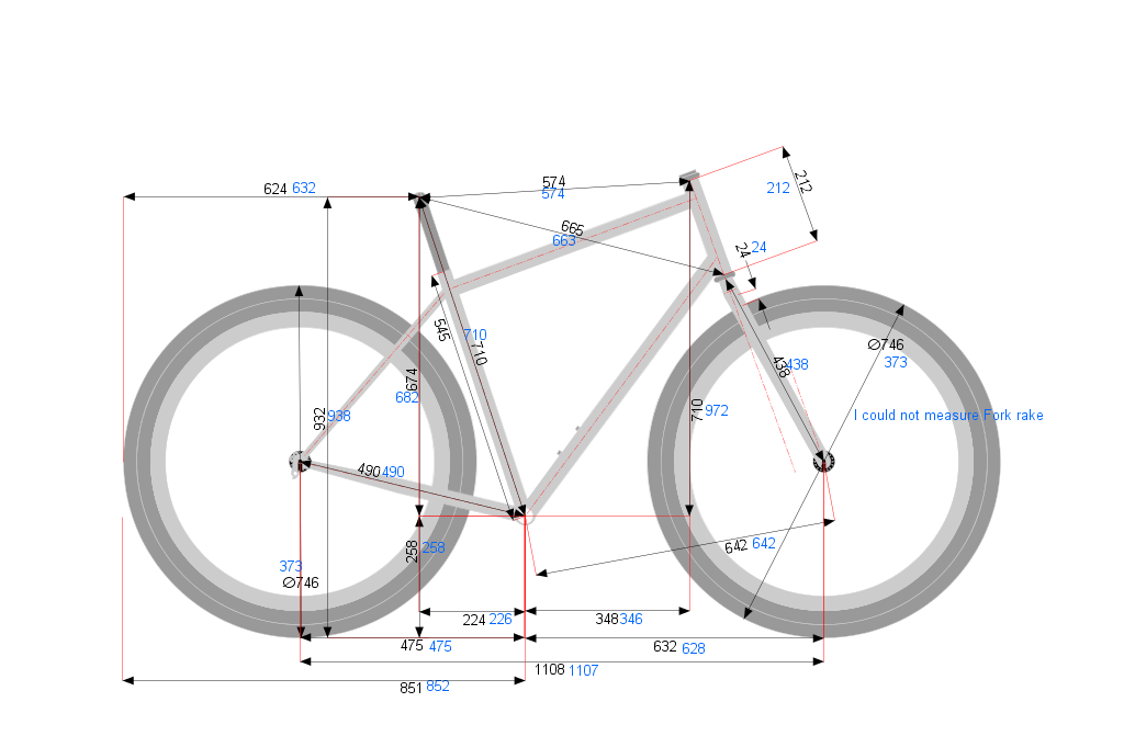 Measuring real-world bicycle geometry | BikeCAD